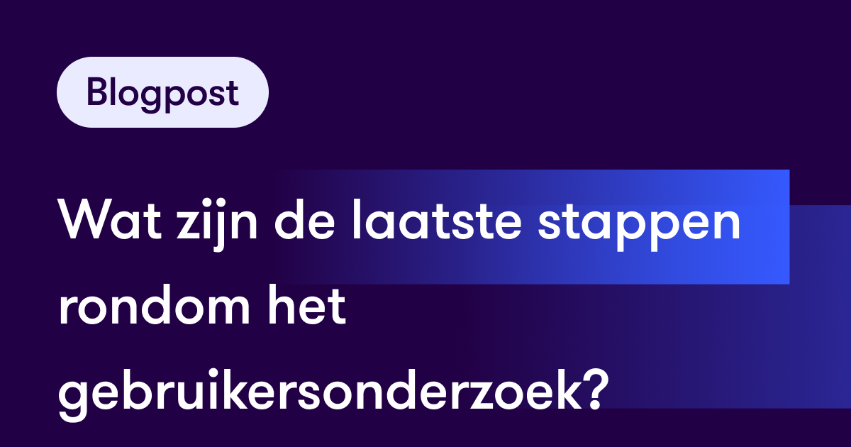 How to: respondenten voor gebruikersonderzoek | Concept7